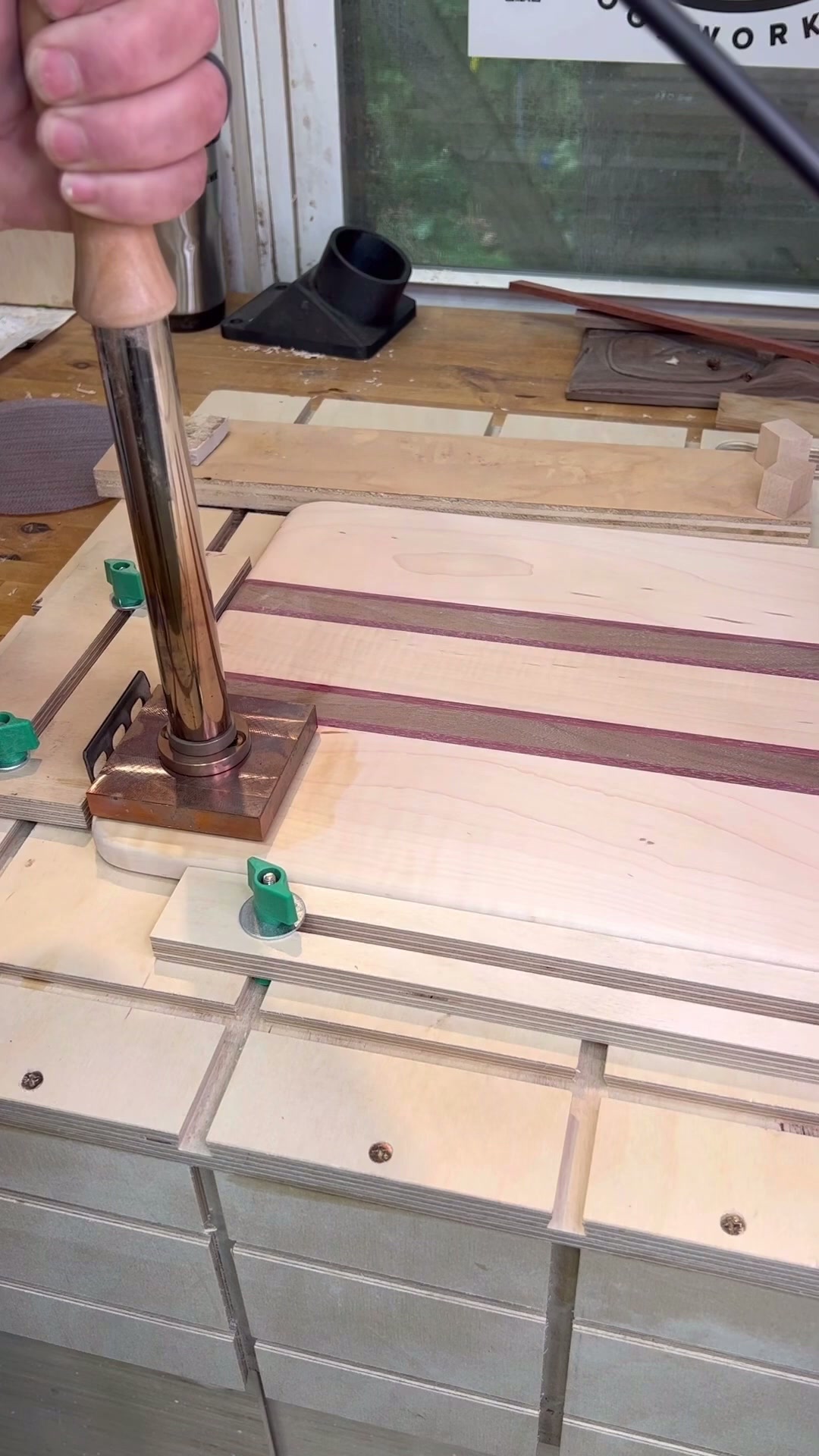 Branding your work with an electric branding iron #woodworking # ...