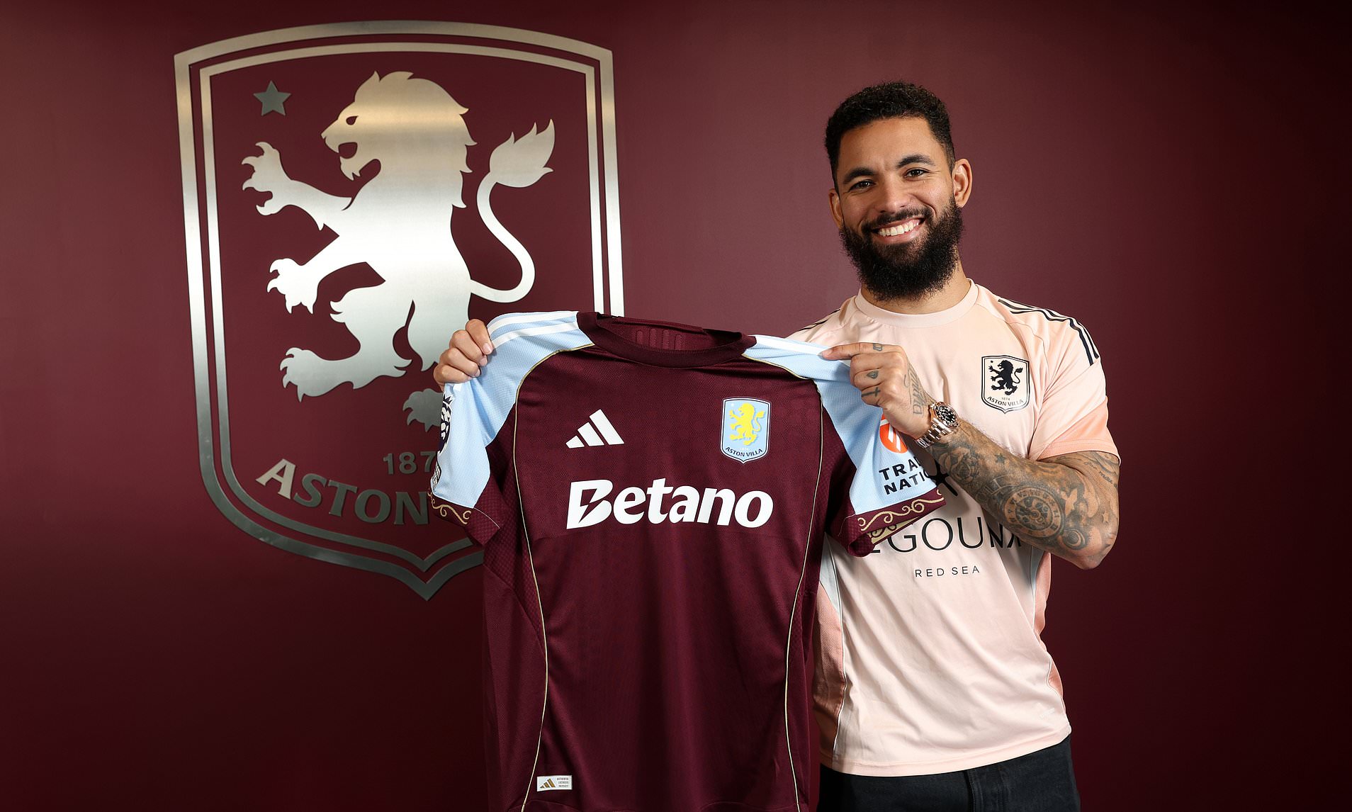 Aston Villa confirm the return of Douglas Luiz on loan from Juventus ...