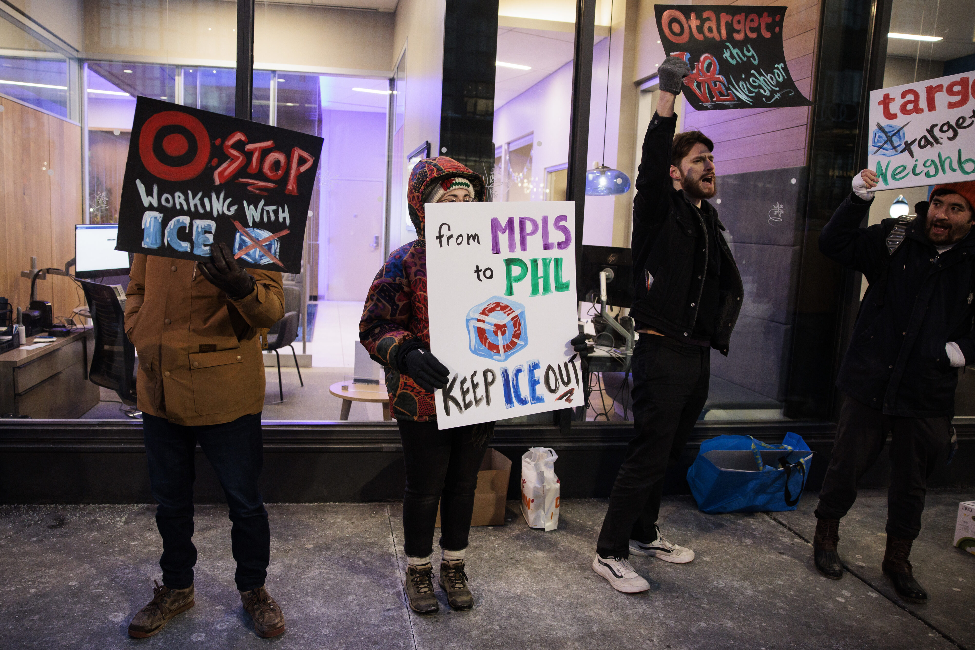 Immigration activists stage protests at Philly Target stores, demand ...