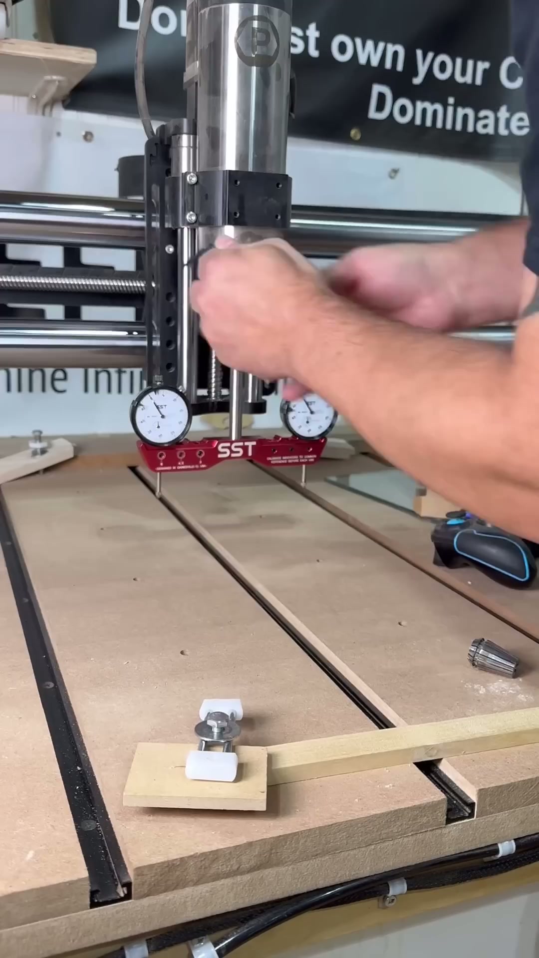 Tram your CNC using the stupid simple tool tram jig #cnc #workshop # ...