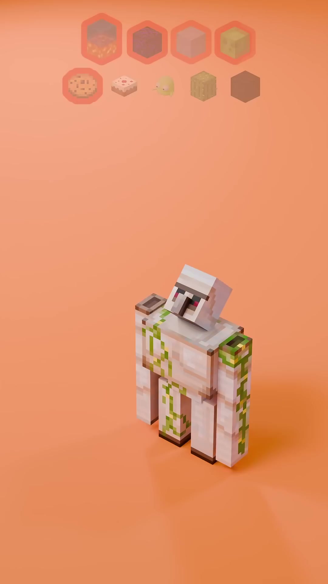 Minecraft iron golem satisfying 3D simulations feat. REPO.!