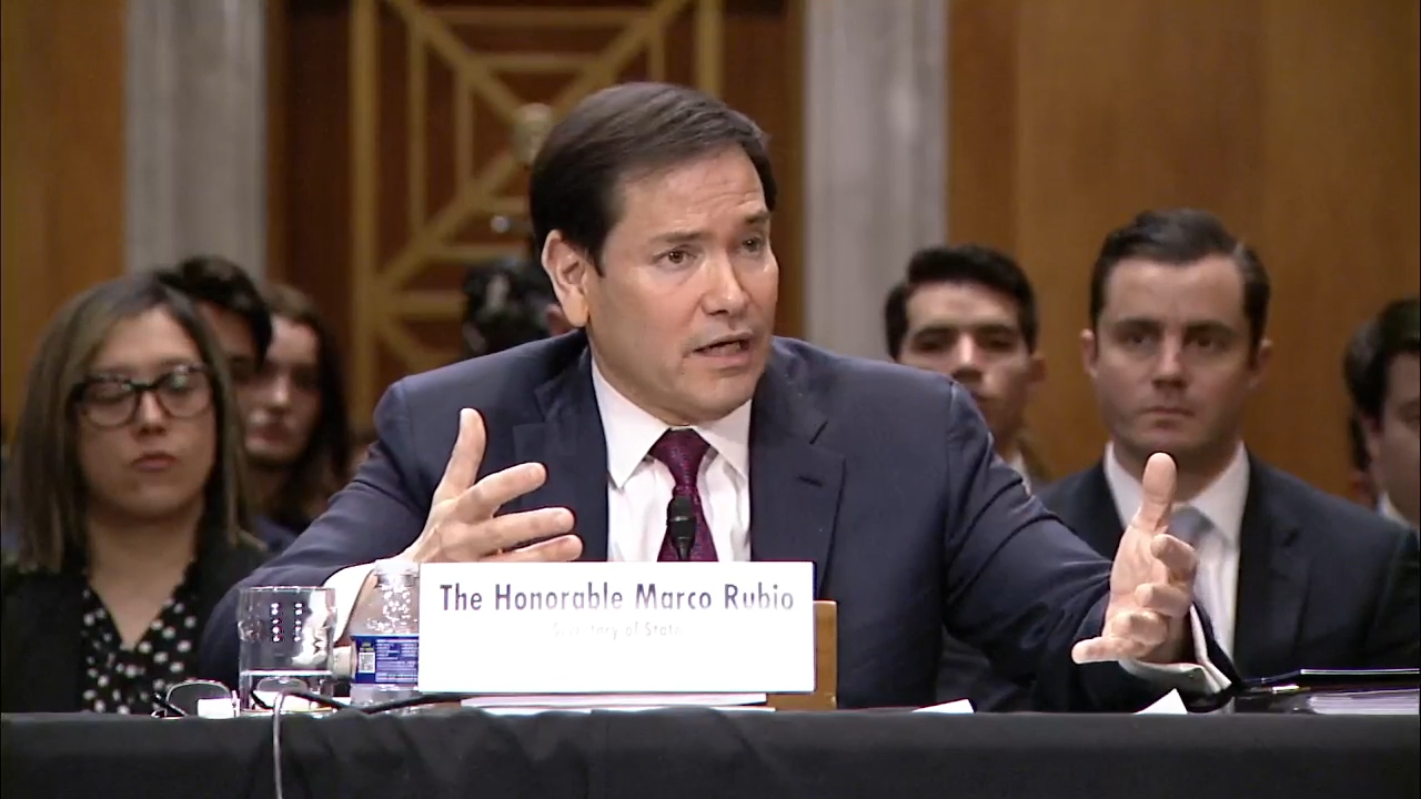 'The list goes on and on': Marco Rubio sits in shame as Chris Van ...