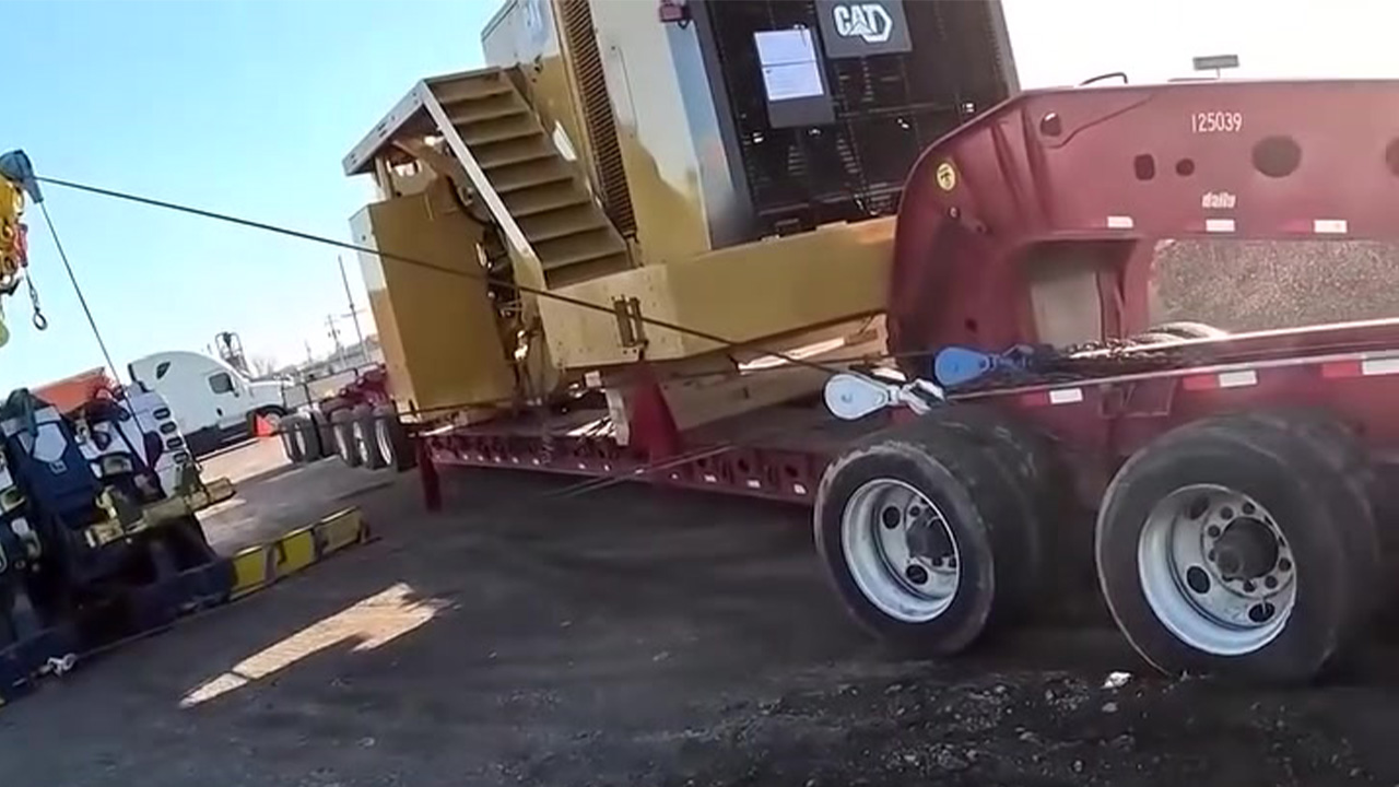 Getting a massive truck unstuck