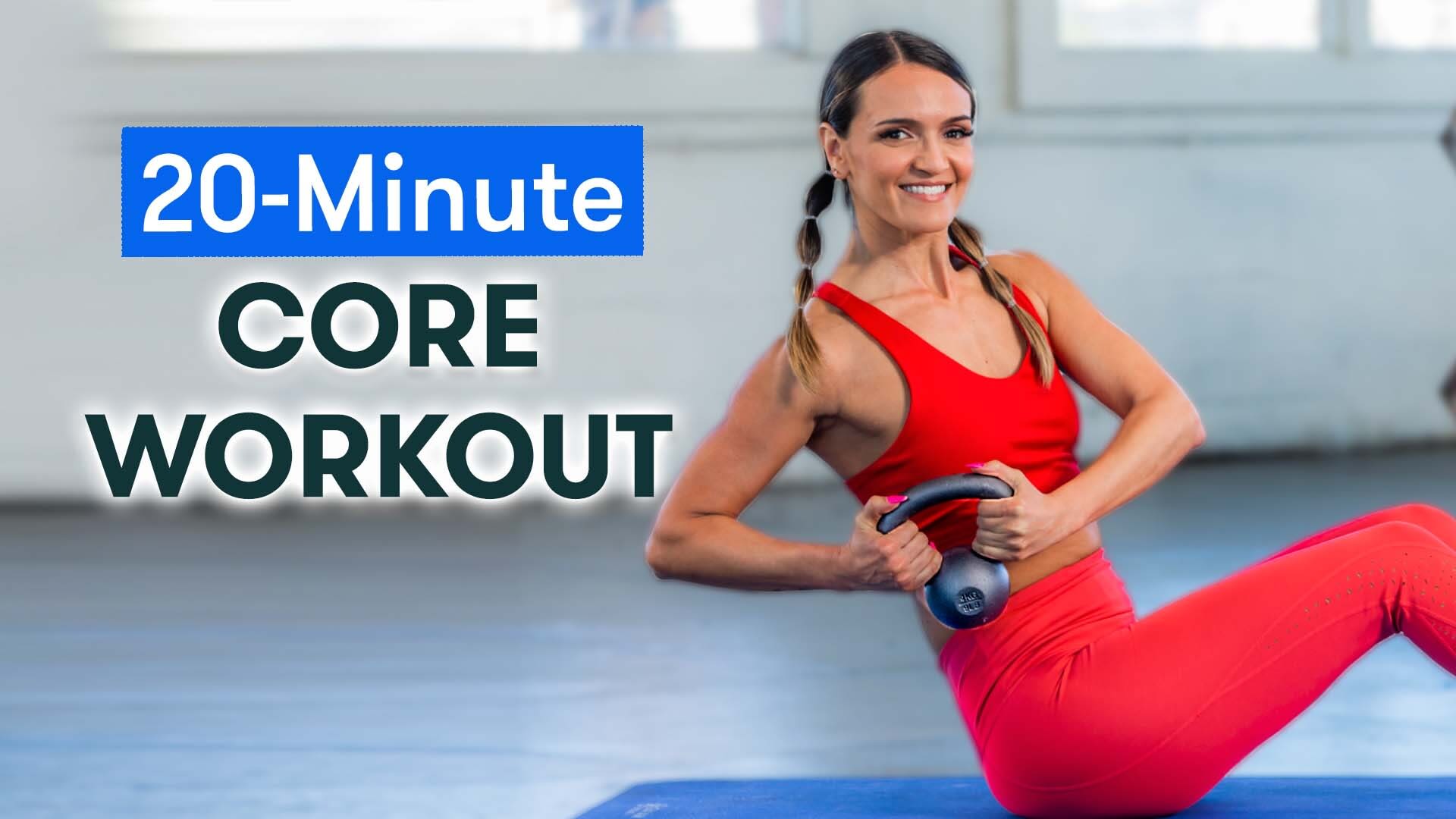 20-minute core kettlebell workout