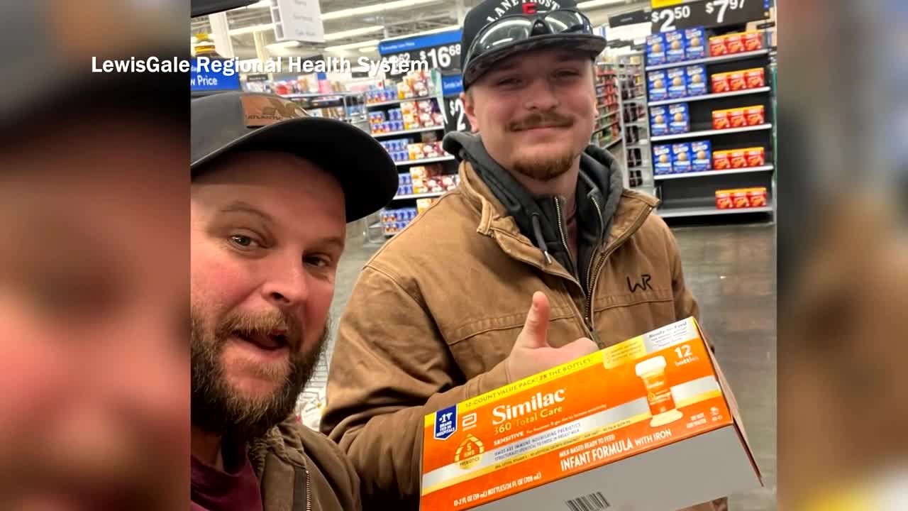 Virginia hospital workers risk winter storm to save hungry baby