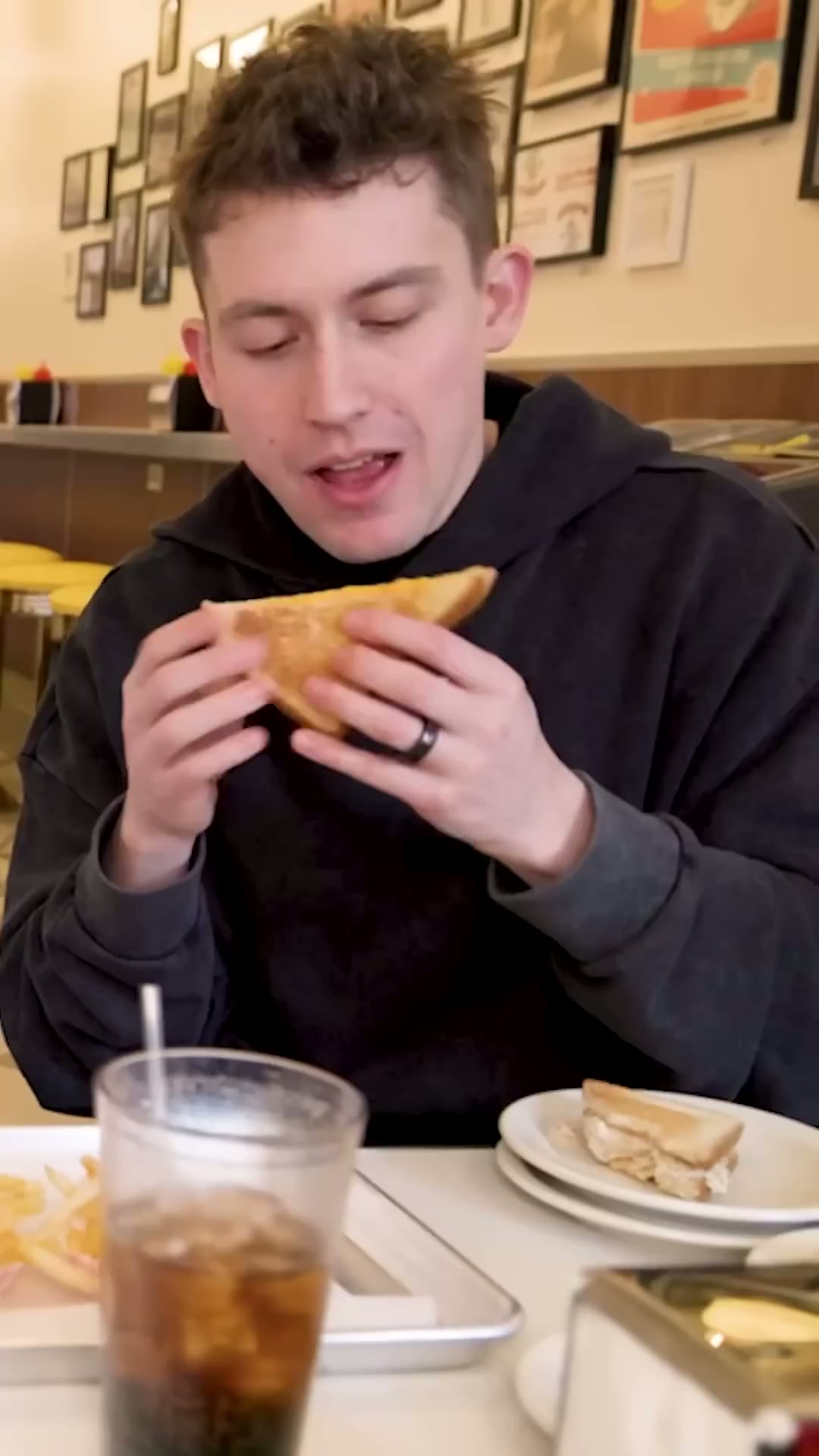 We ate the entire menu at Hamburger America! Classic diner food challenge