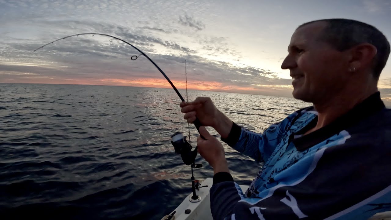 When the sun drops and the fish wake up