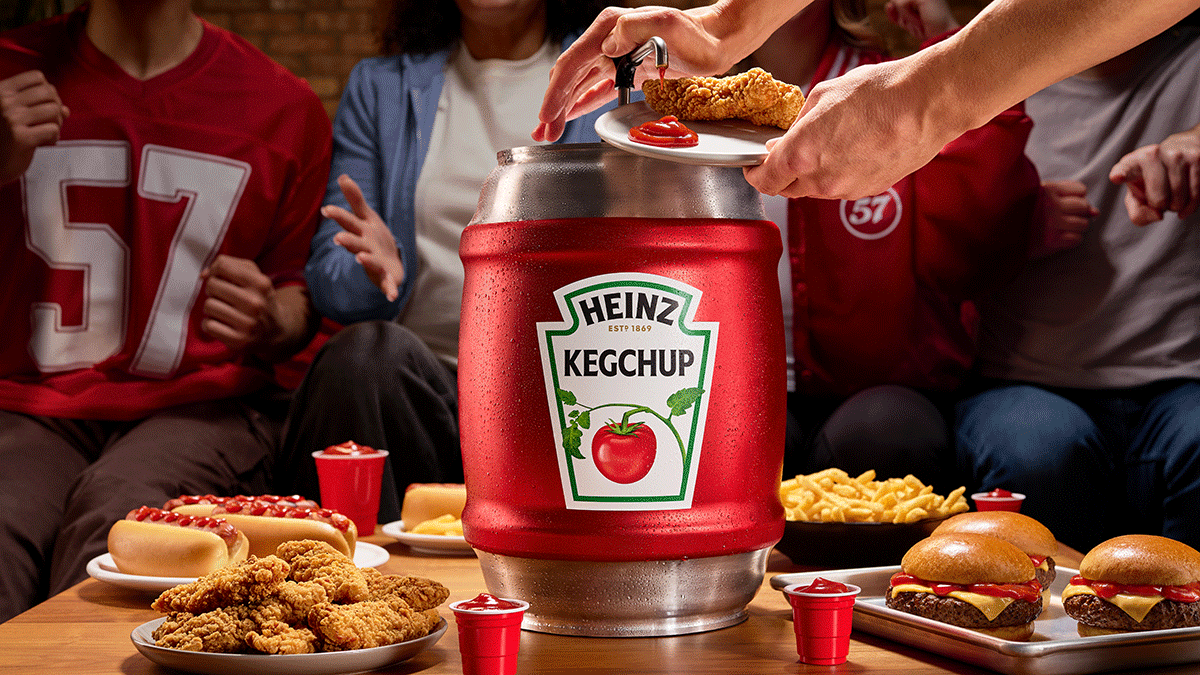 Heinz unveils keg full of ketchup