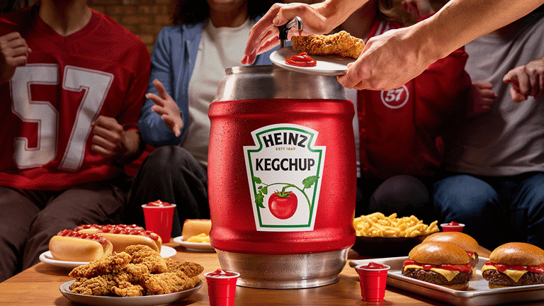 Heinz unveils keg full of ketchup ahead of Super Bowl parties