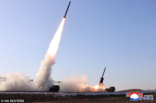 Nuclear-capable missiles fired by North Korea sparks fears of war