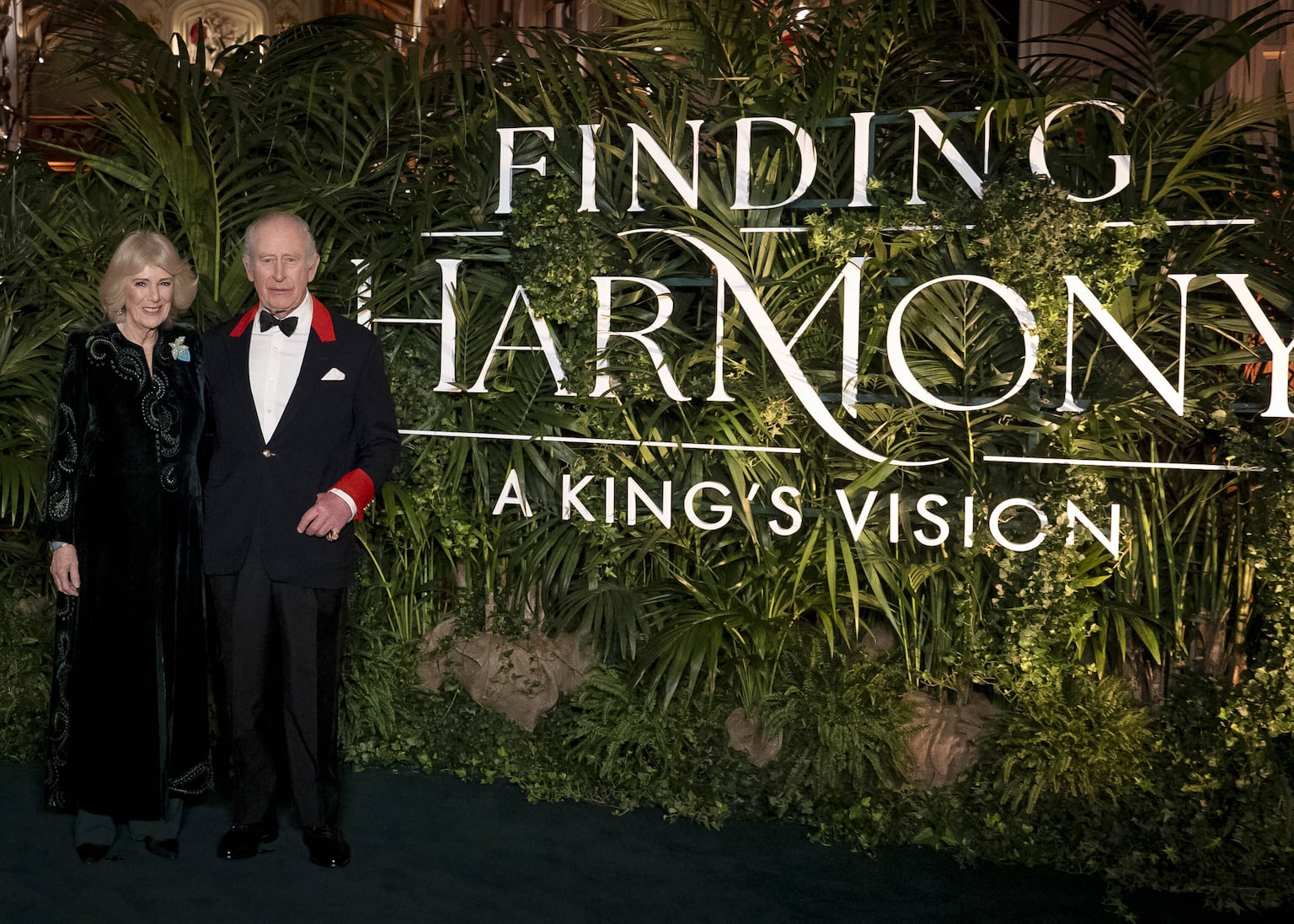 Stars attend premiere for film about King’s environmentalism in royal first