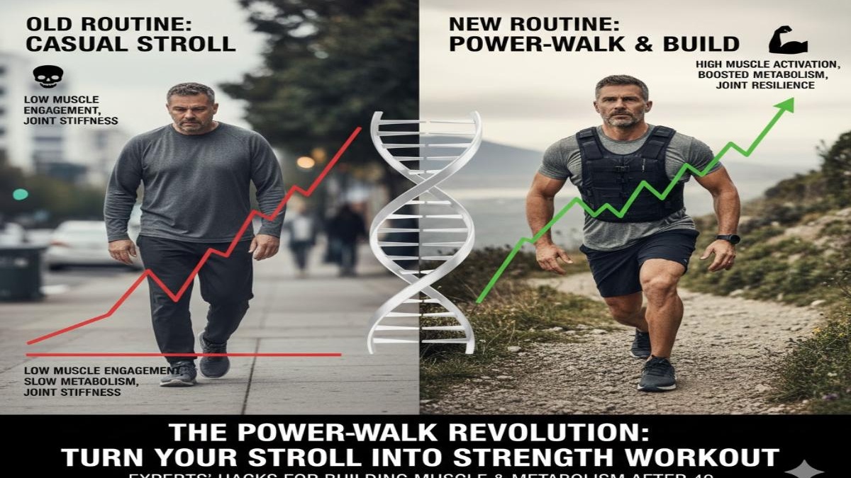 Beyond the stroll: How to turn your daily walk into a muscle-building ...