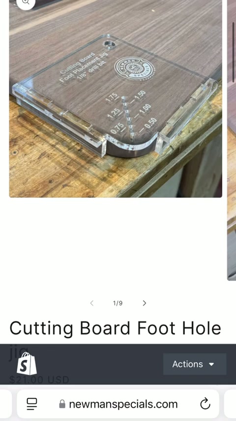 Cutting board foot placement jig is for more than cutting boards # ...