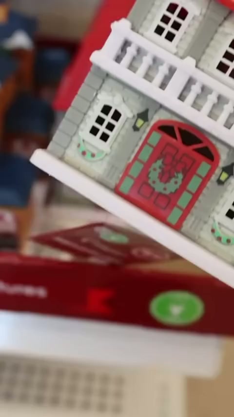 Dollar Tree mini village upgrade! 🏠 🤫 #christmas #dollartreediy