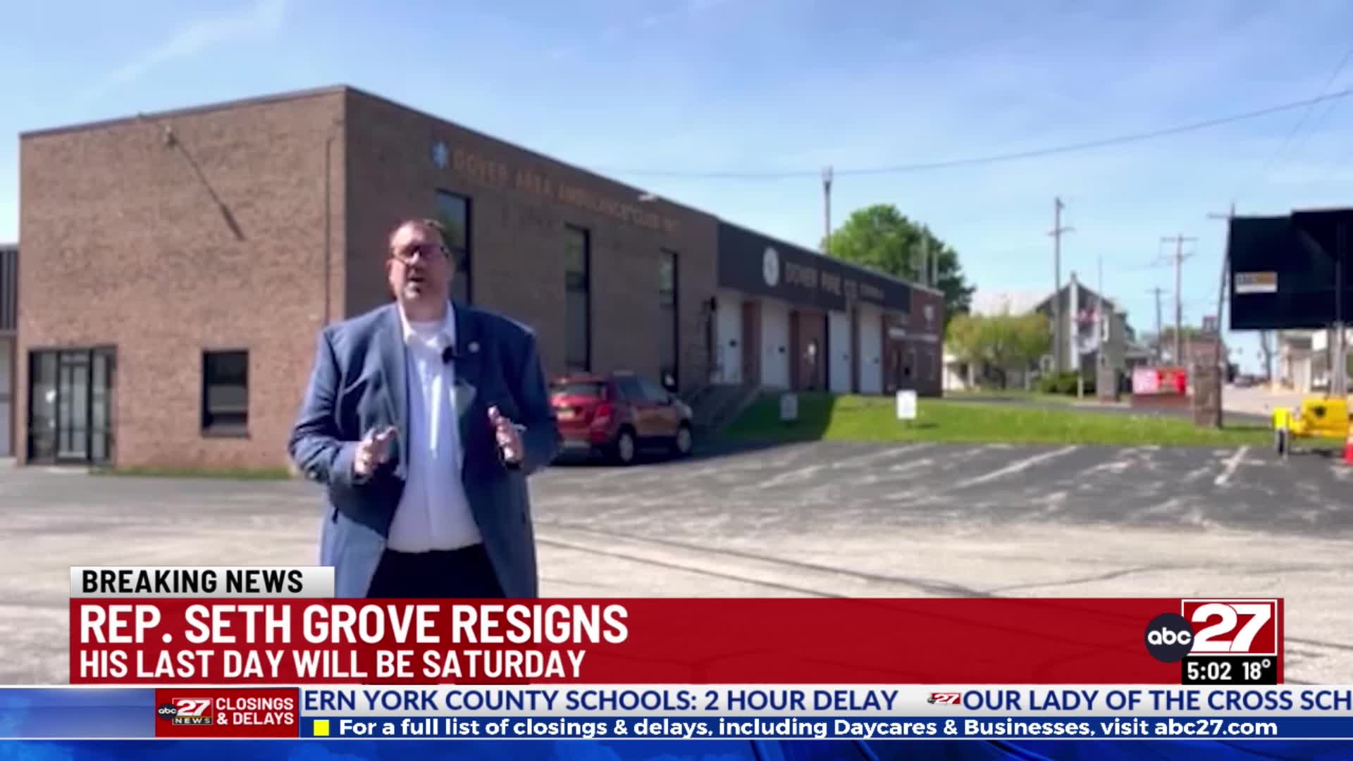 State Rep. Seth Grove resigns amid conflict of interest complaints