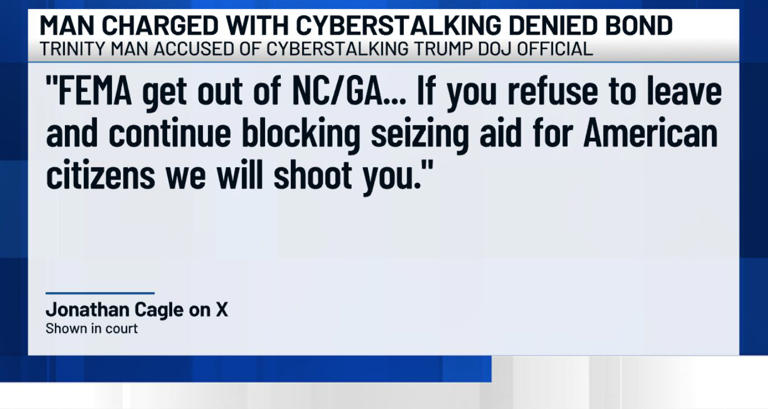 Alabama man denied bond after being charged with cyberstalking Trump ...