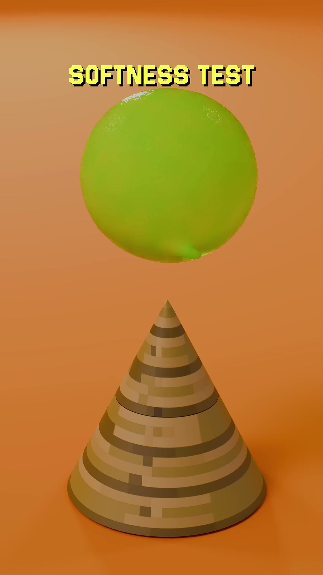 Minecraft softness simulation #blender #minecraftshorts #minecraft #fyp