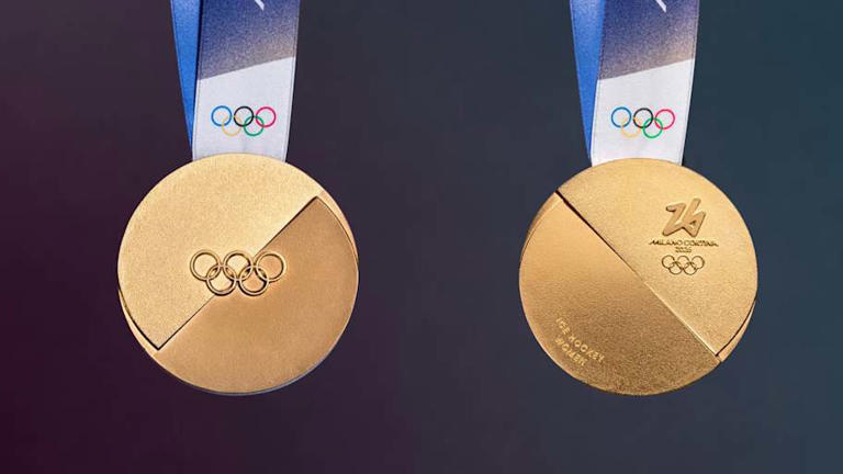 What do the 2026 Winter Olympic medals look like?