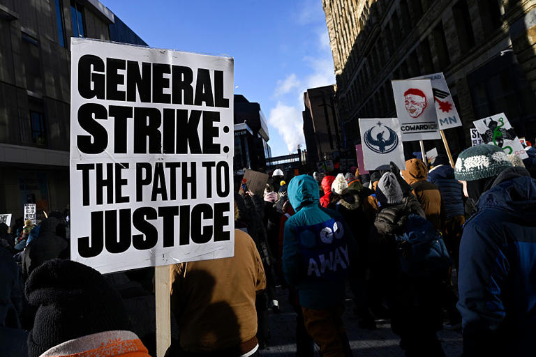 What we know about calls for a general strike over ICE