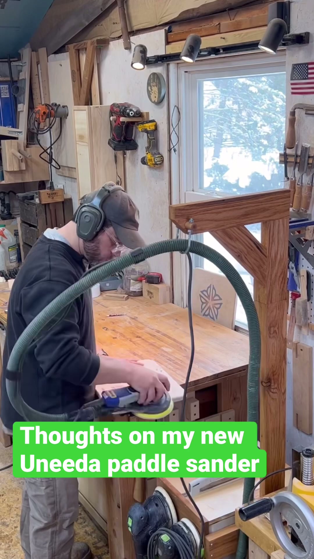 Thoughts on the Uneeda paddle sander #tool #woodworkingtools #woodworking