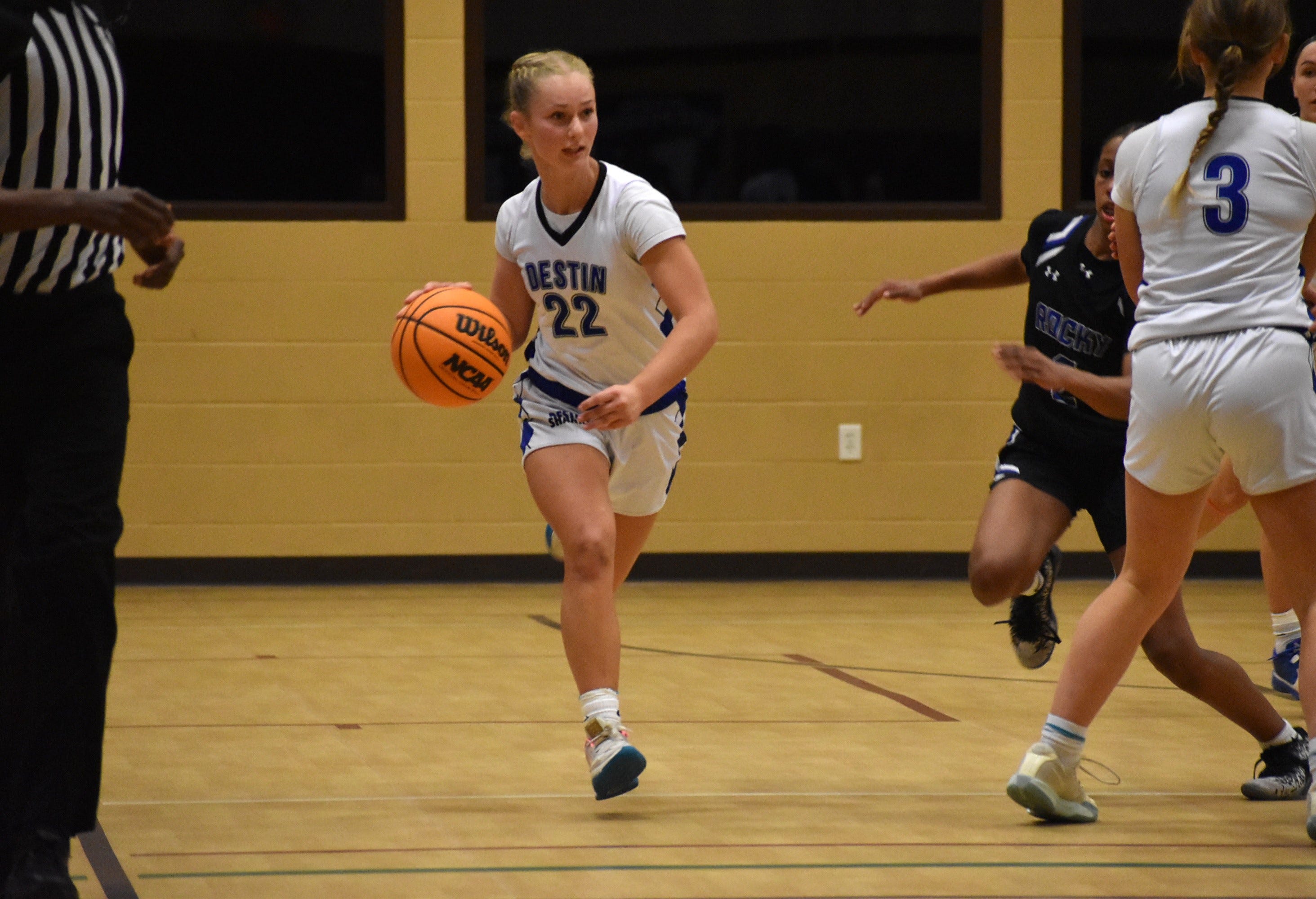 Destin Sharks finish regular season with win over Rocky Bayou Christian