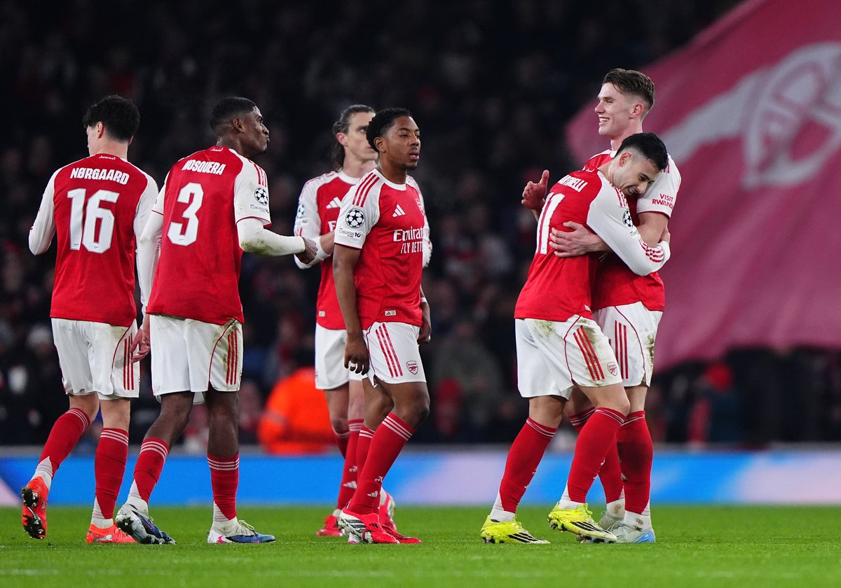 Arsenal 3-2 Kairat: Gunners complete perfect group stage - Live