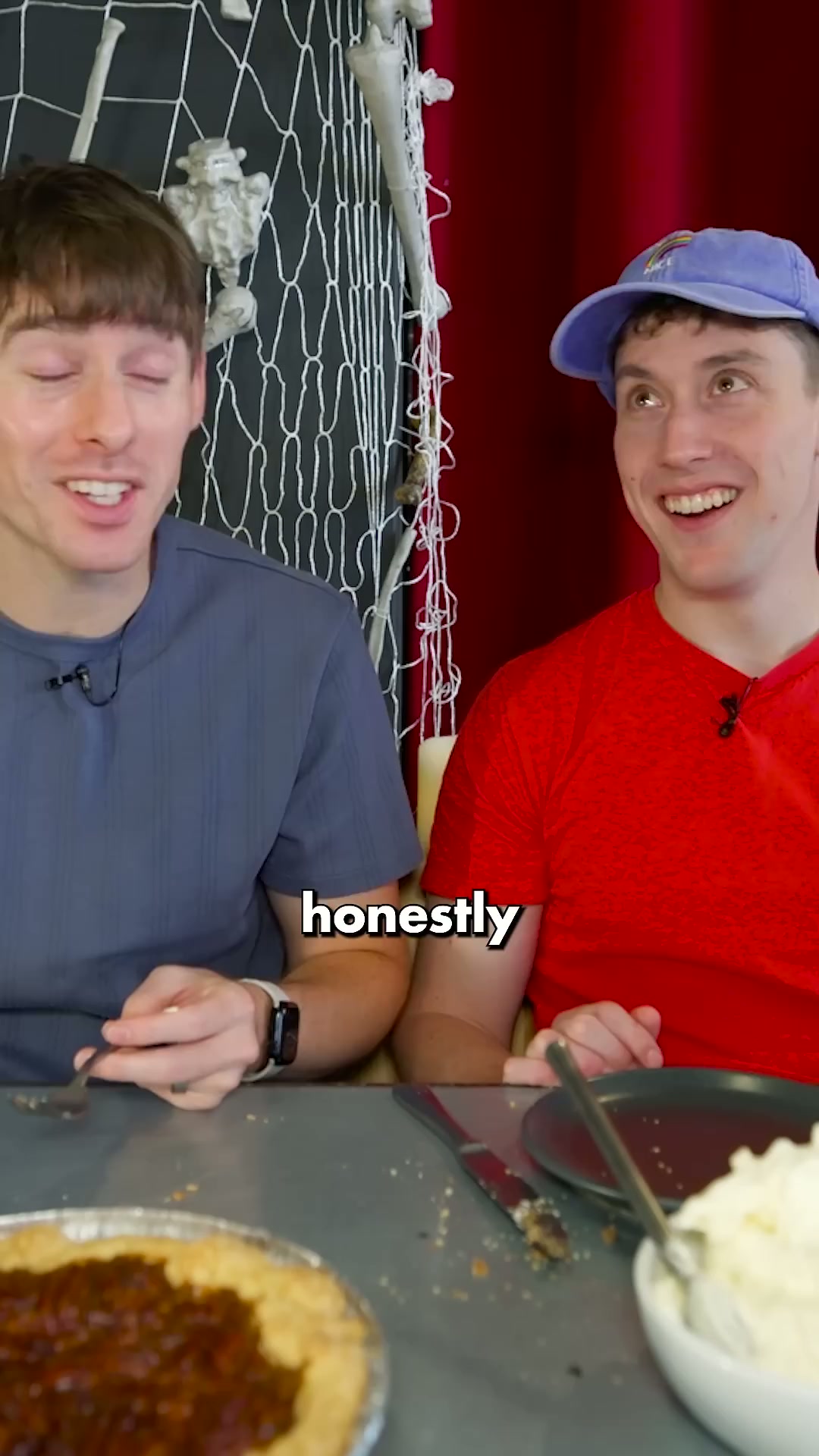 Two Brits try southern pecan pie!