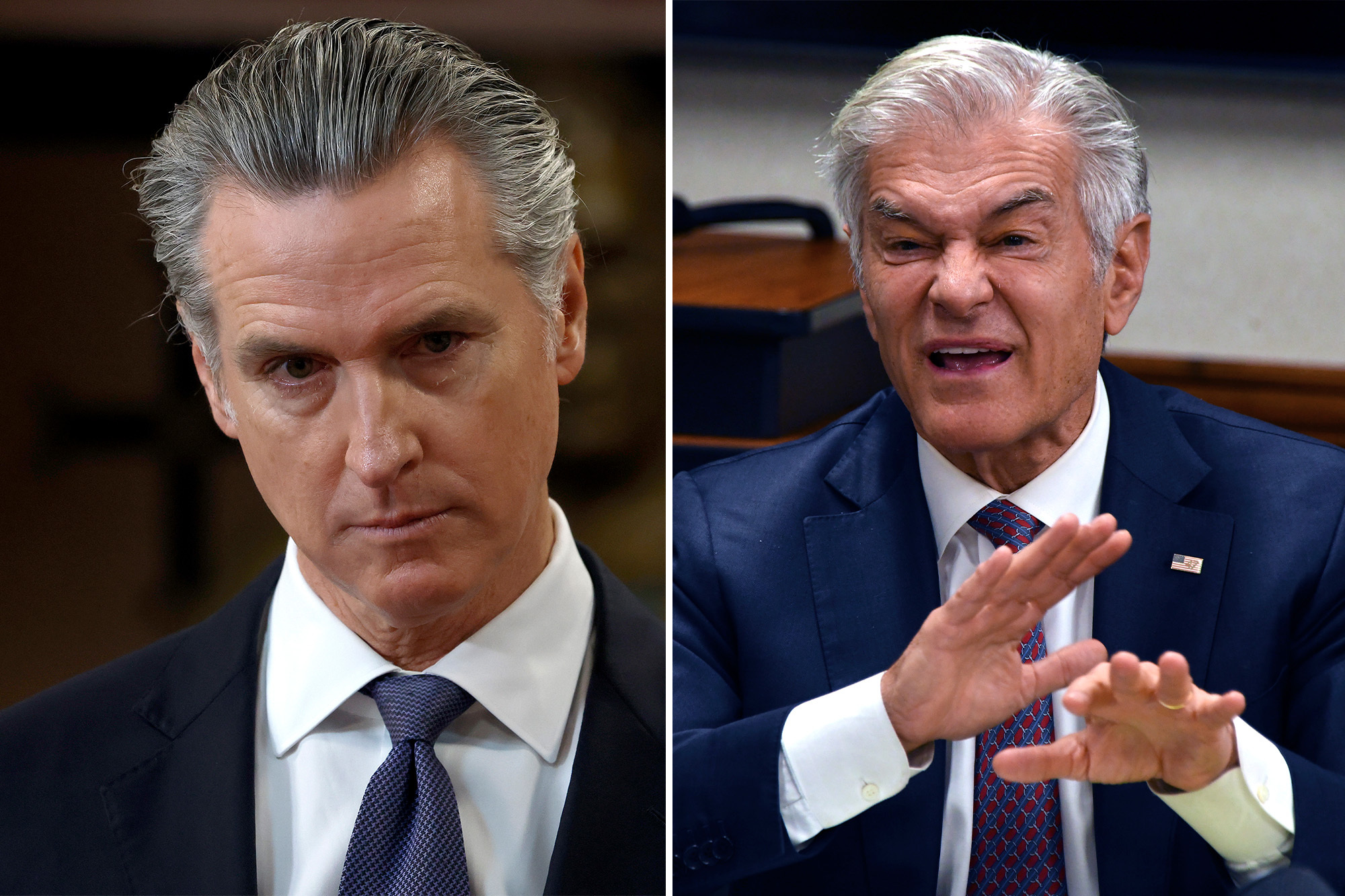 Gavin Newsom accuses Dr. Oz of racism for claiming Armenian mob behind ...
