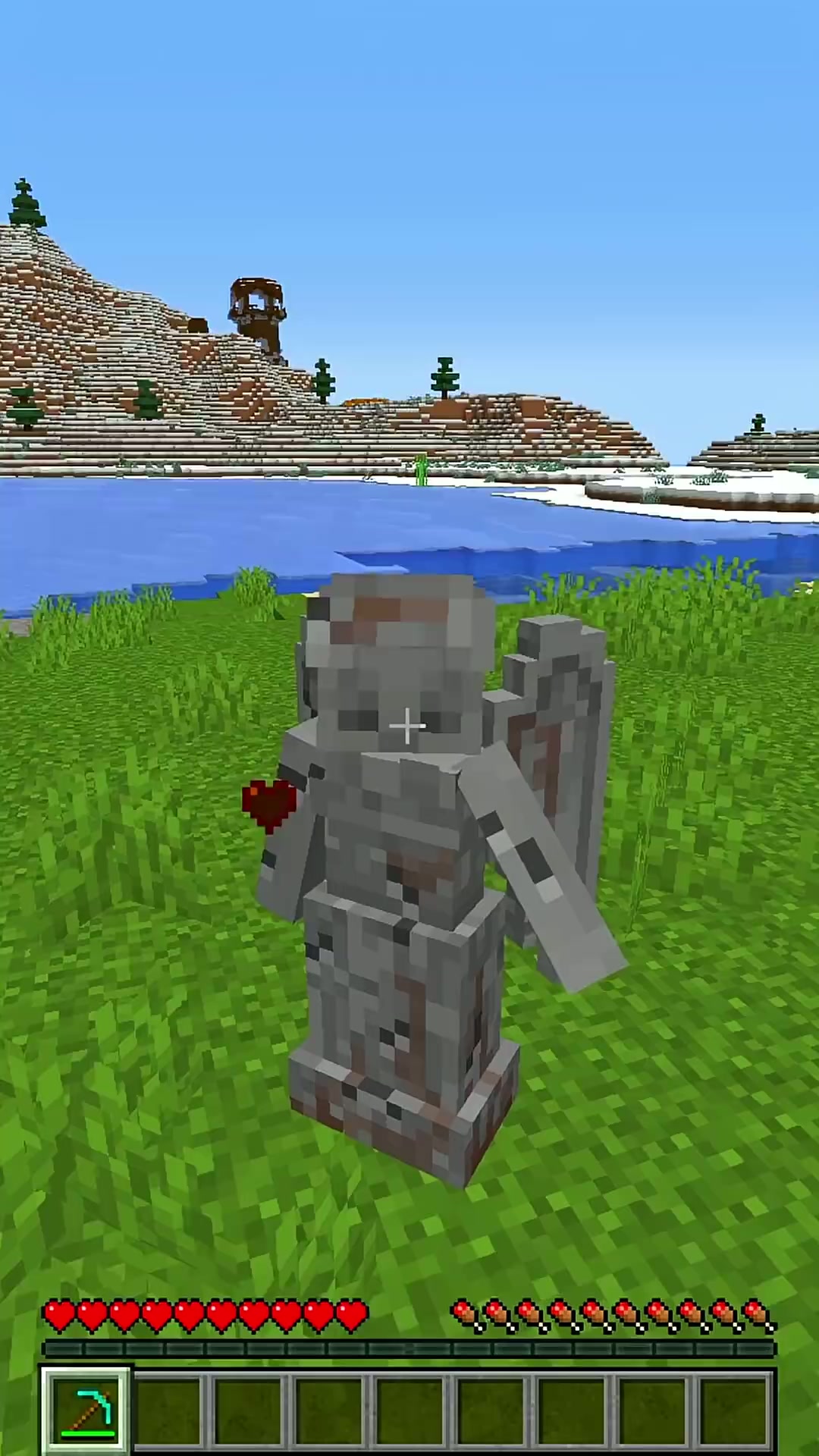 Esta estatua se moverá cuando no la miras en Minecraft