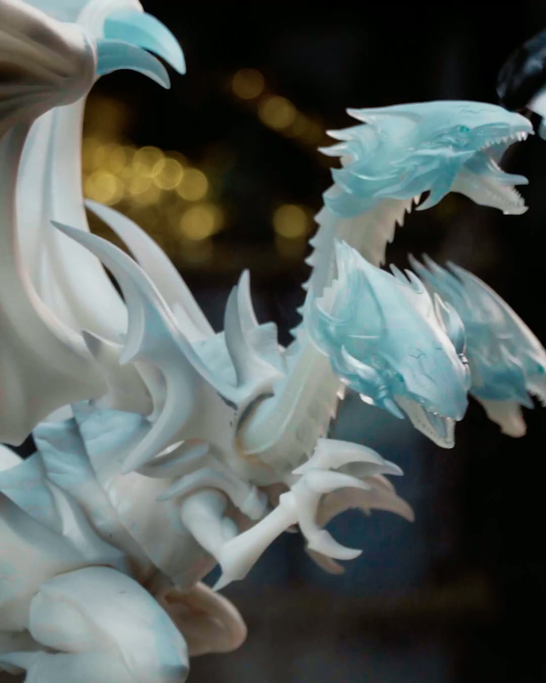 How to make glowing blue eyes white dragon diorama with way too much ...
