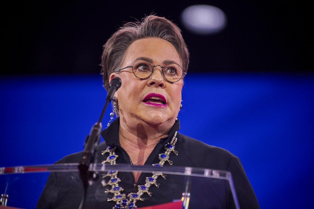 Republican Harriet Hageman suddenly ends town hall after being ...