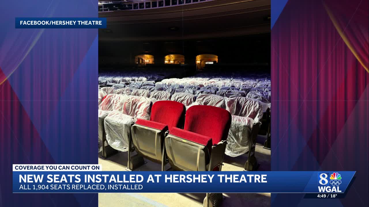 Hershey Theatre prepares for March reopening after recent renovations