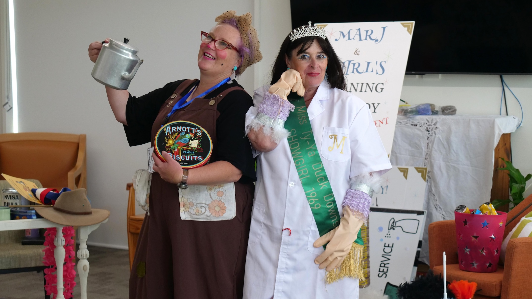 The Two Teabags bringing joy and connection to residents in aged care homes