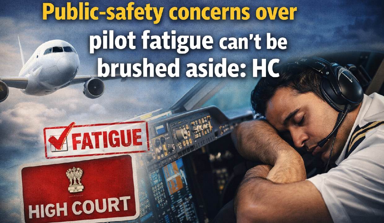 Public-safety concerns over pilot fatigue can't be brushed aside: HC