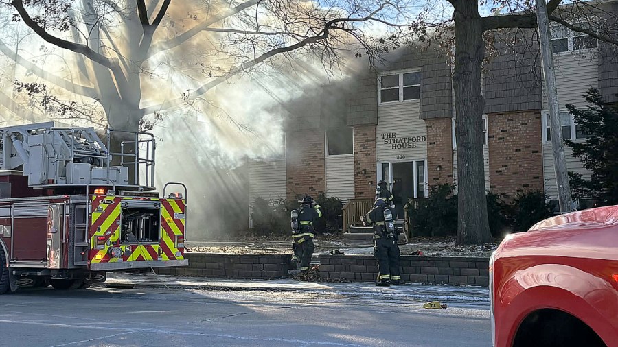 Crews respond to apartment fire in Rock Island; 40 residents displaced