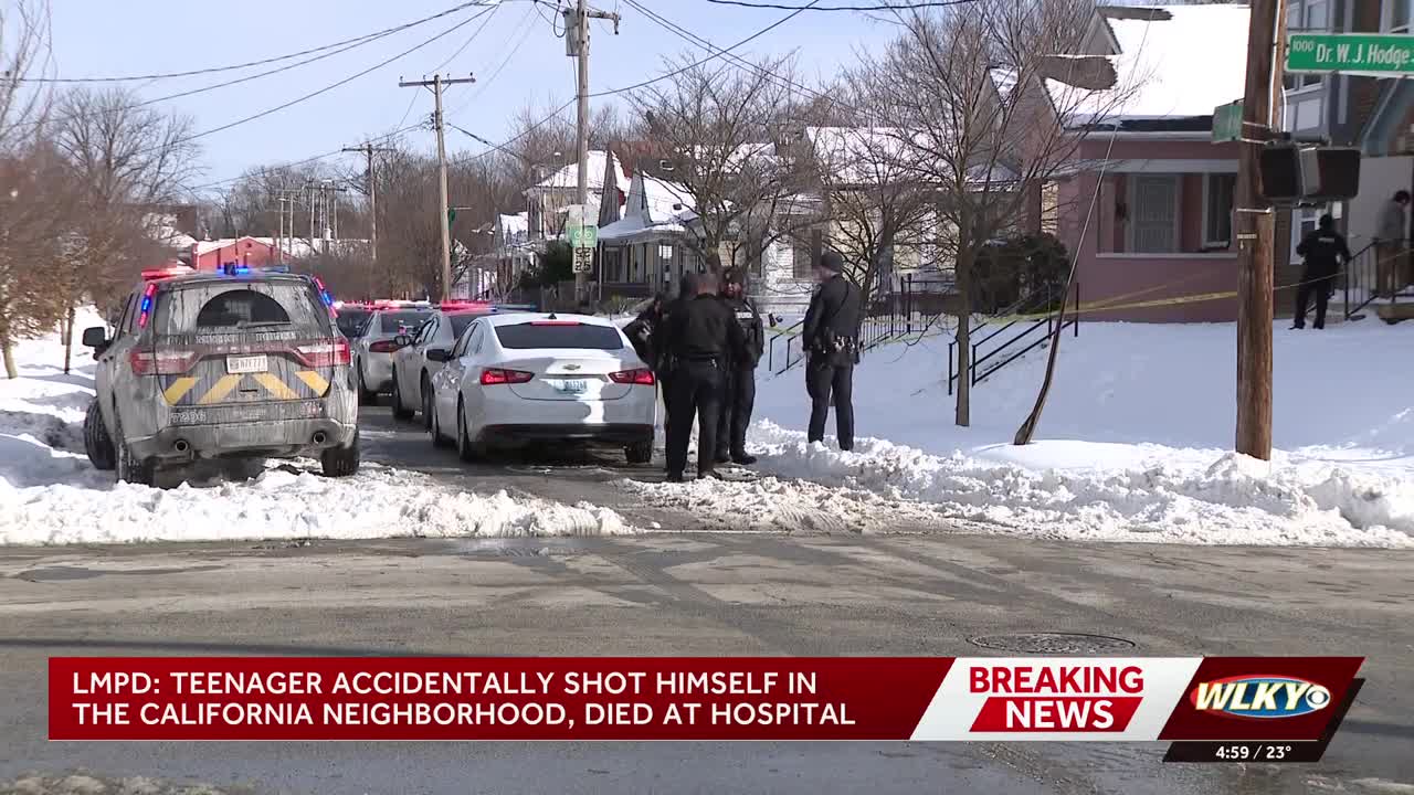 14-year-old boy dies after accidentally shooting himself, LMPD says