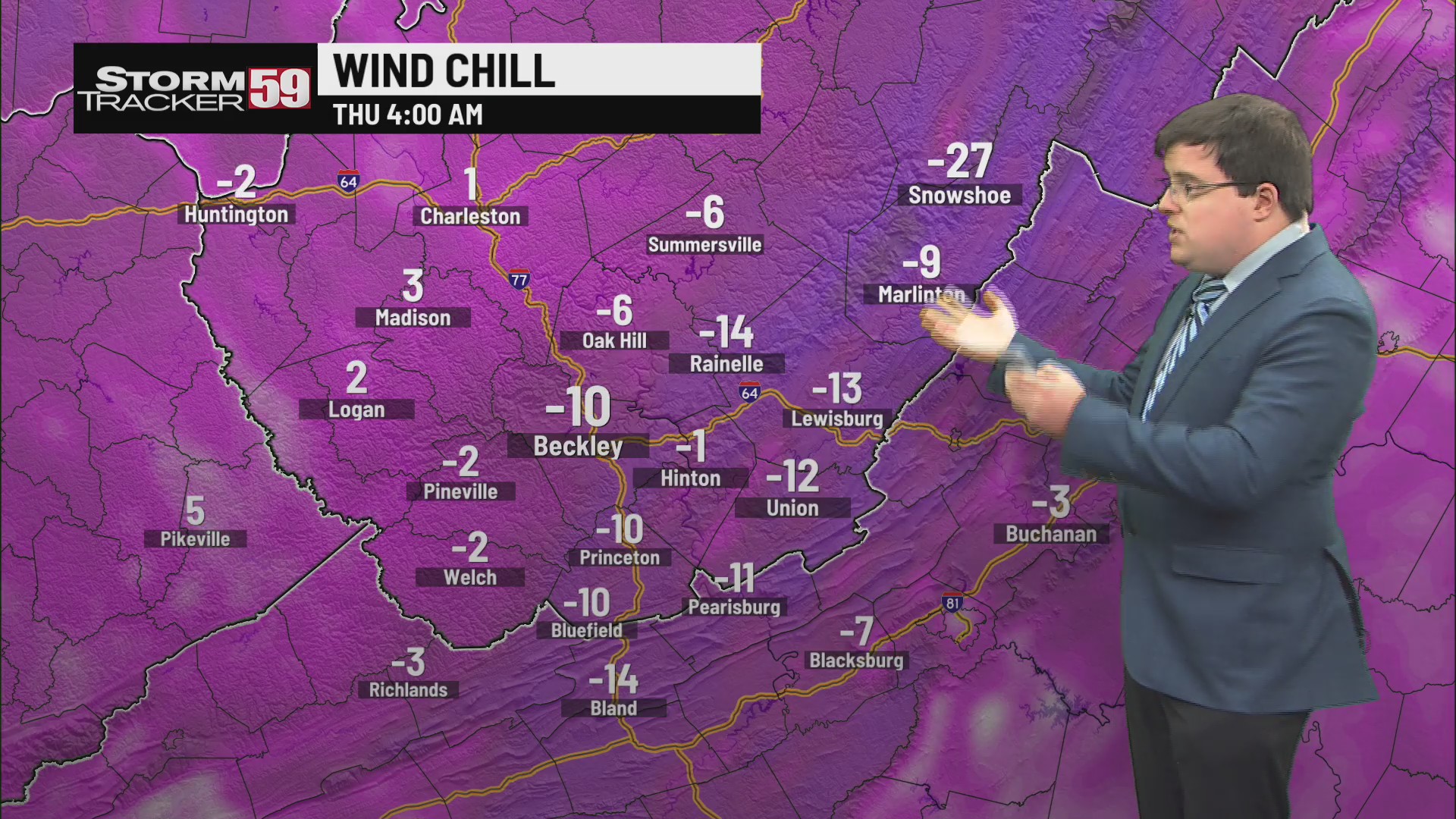 Staying bitterly cold tonight; temps don't improve heading into the weekend