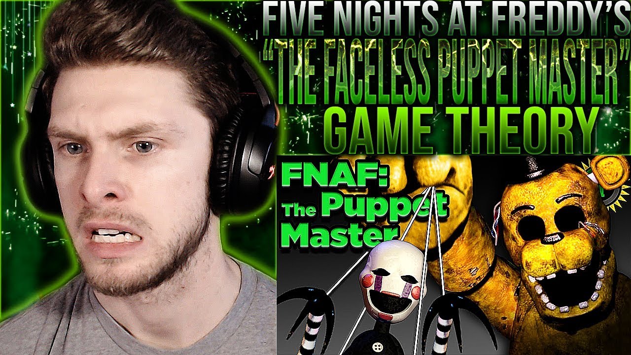 Vapor reacts #1003 | FNAF game theory "FNAF the faceless puppet master ...