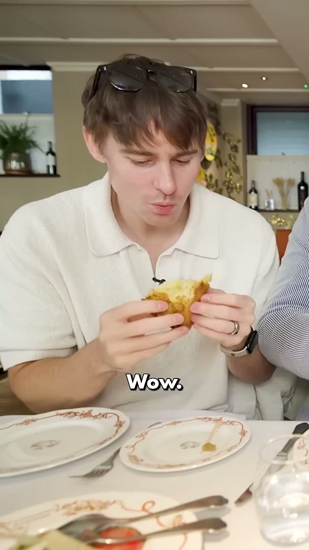 Two Brits try fancy Italian bread!