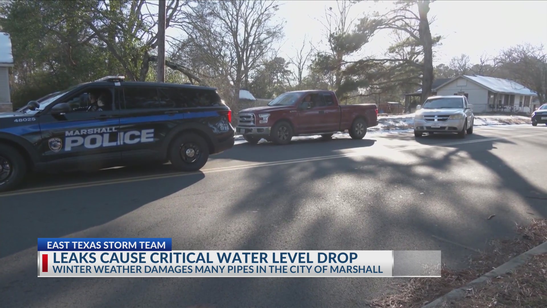 Leaks cause critical water level drop in Marshall