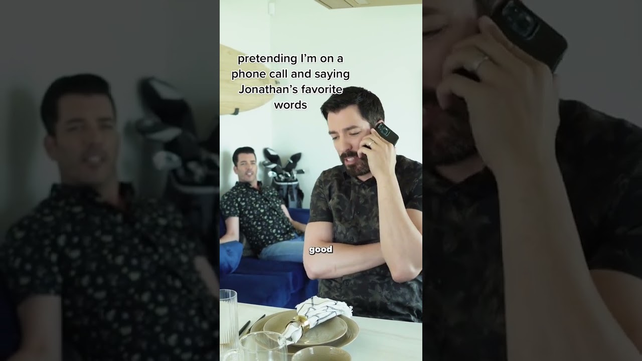 Discover what happens when Drew Scott repeats his brother’s phrases