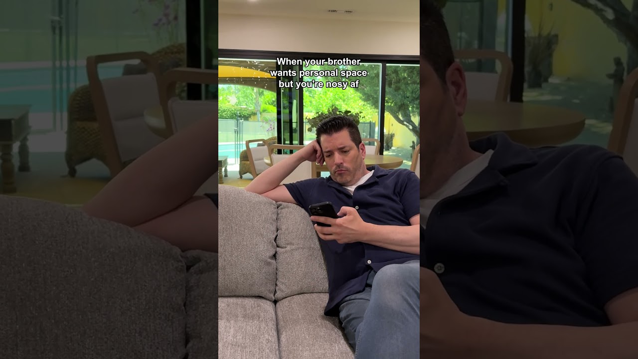 See what happens when personal space meets sibling curiosity