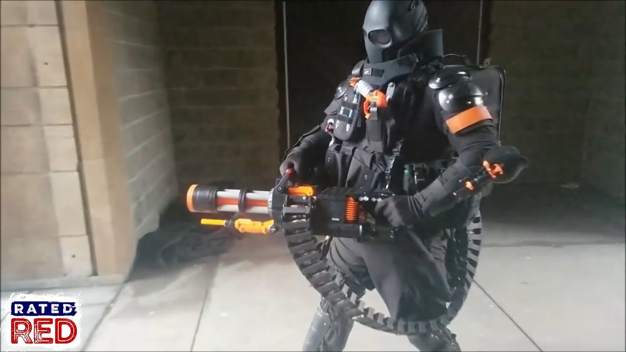 We test a Nerf blaster that makes your gun look tiny