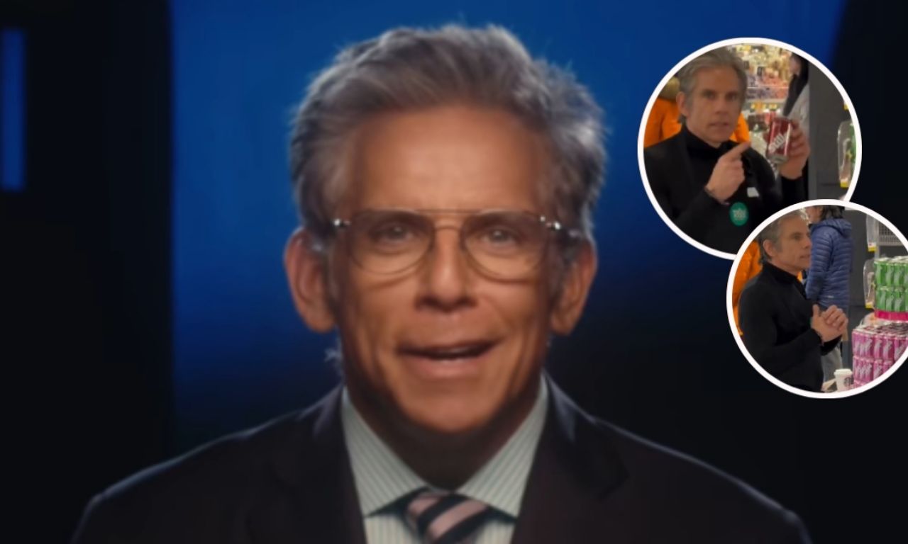 Ben Stiller, actor de “Loco por Mary”, es captado vendiendo refrescos ...