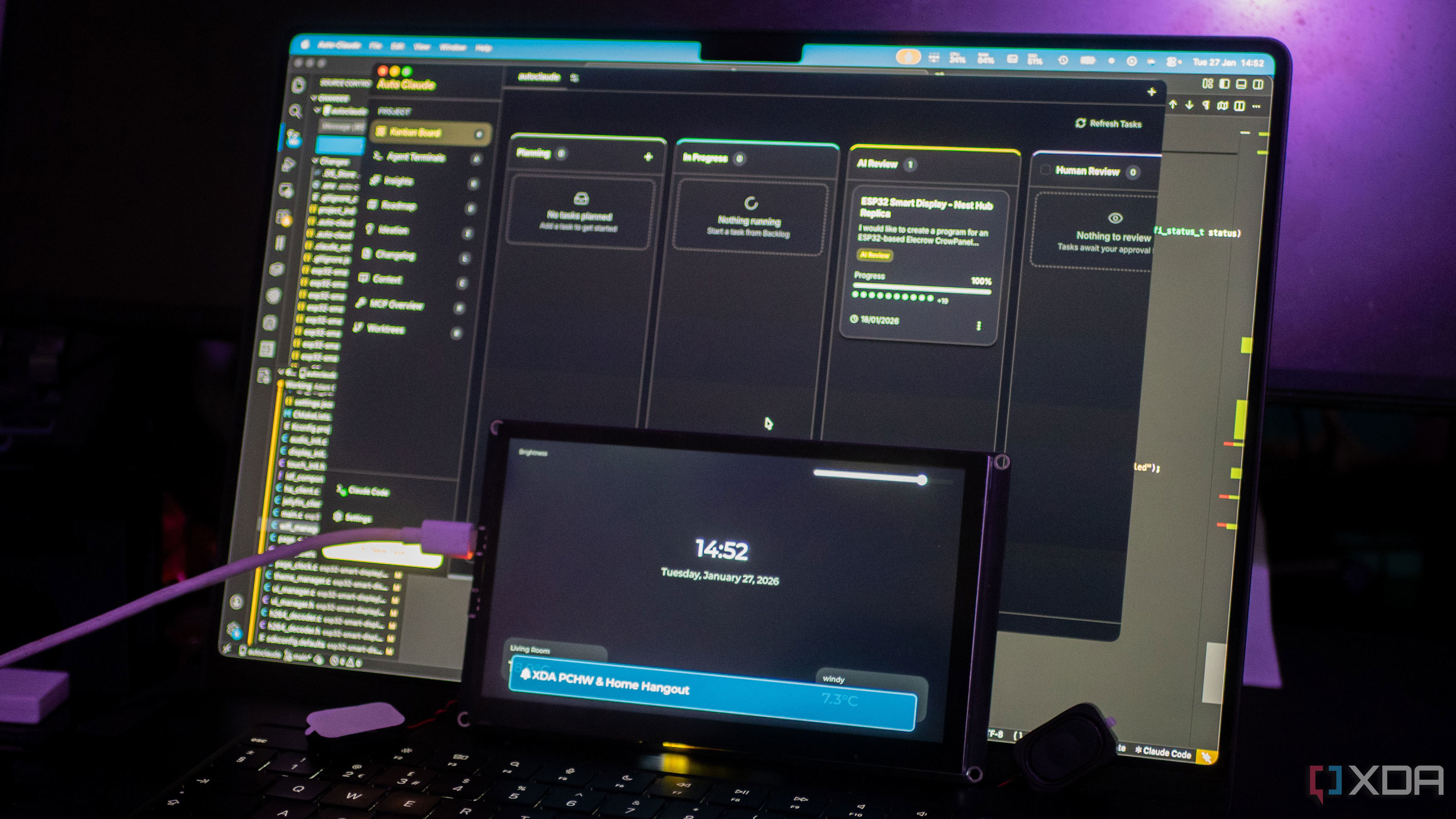 I made my own Google Nest Hub with an ESP32 and Claude Code, but I don ...