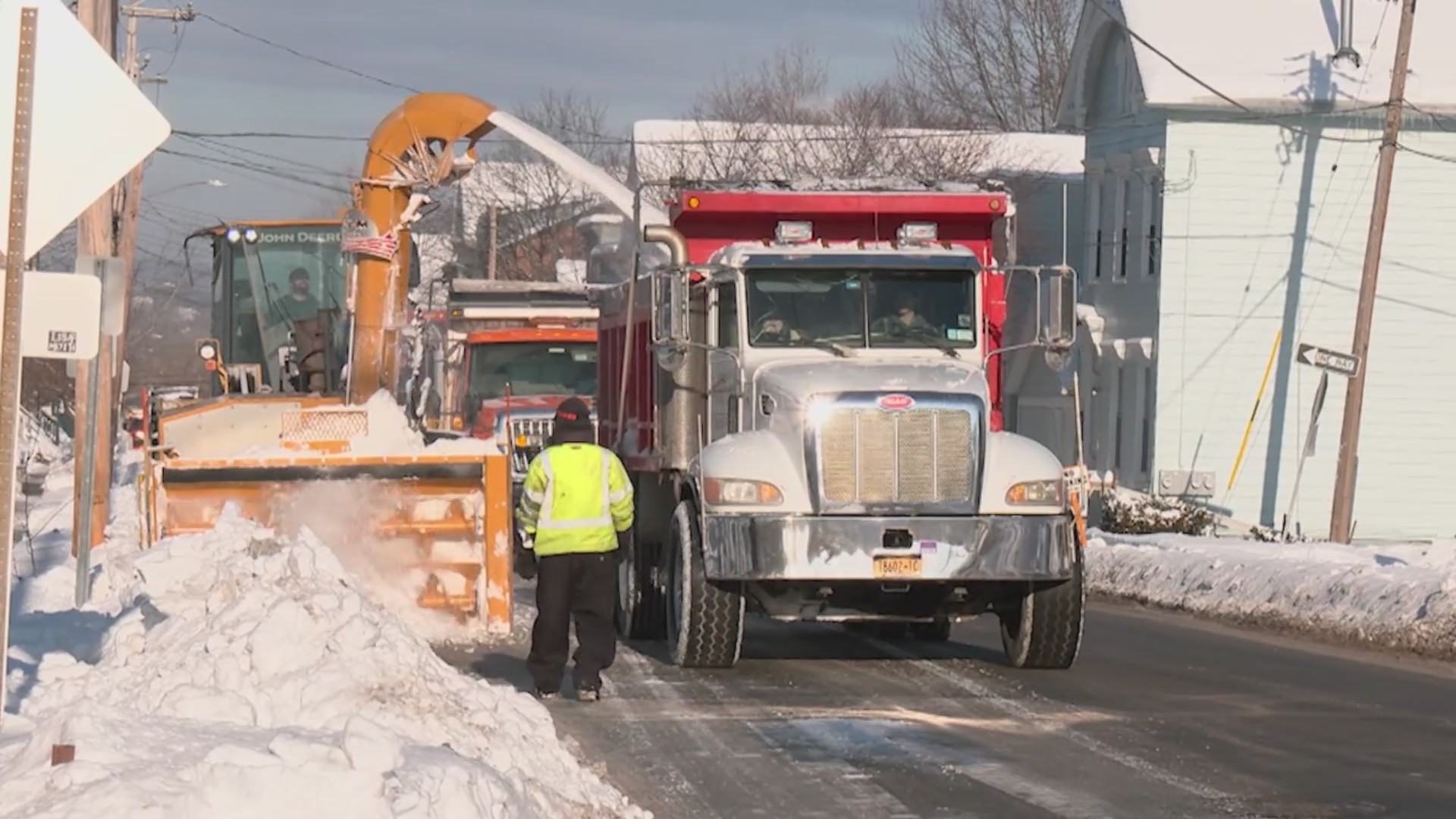 Special snow removal for Hudson's streets