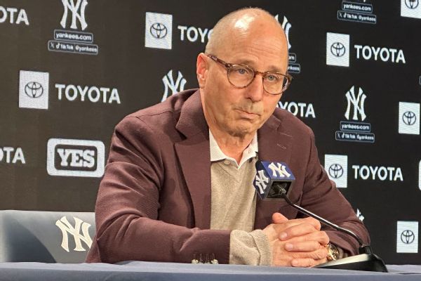 Cashman pushes back on notion Yankees running back same roster