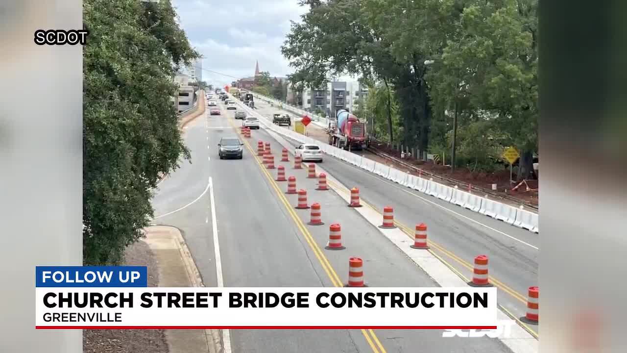 City officials say Church Street bridge construction halfway complete