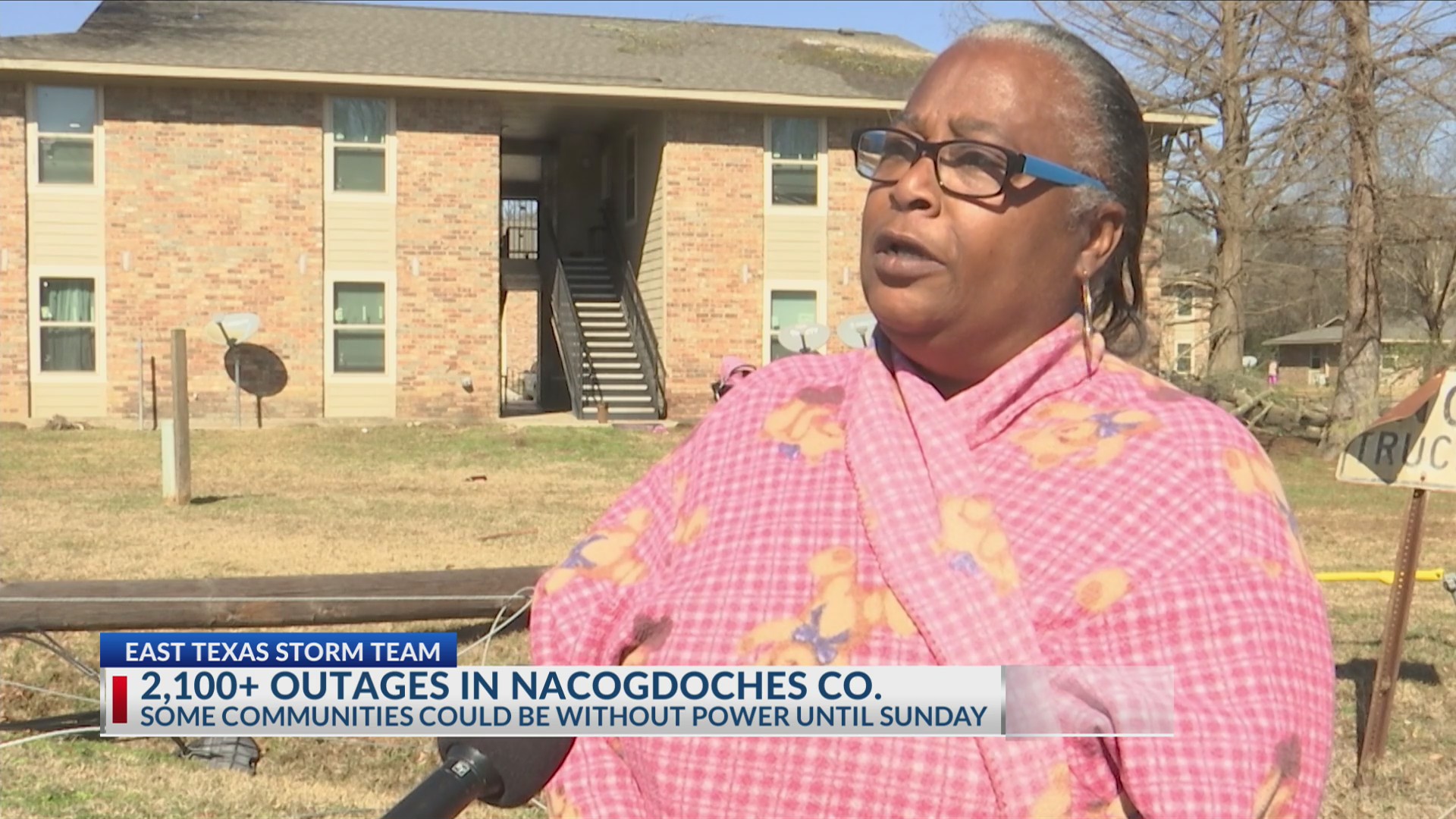 Some communities could be with power until Sunday