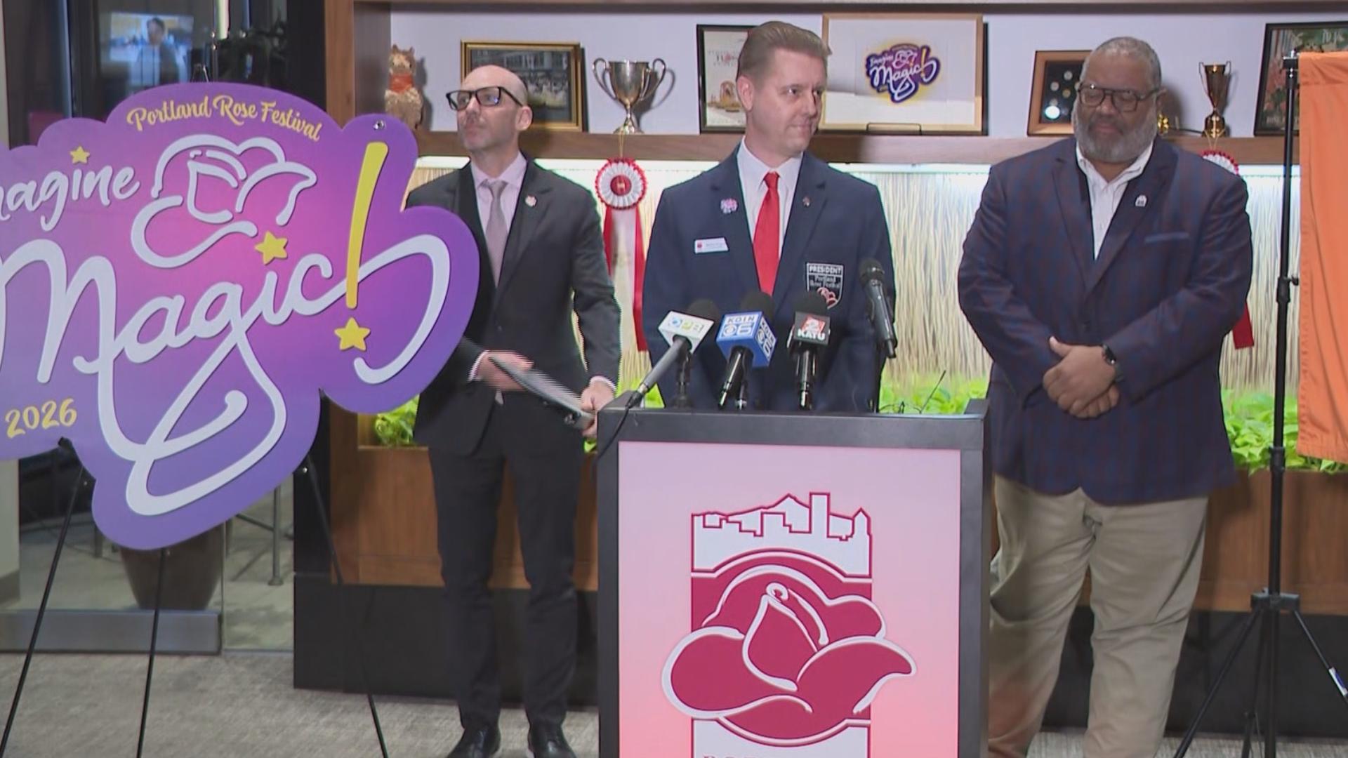 Portland Rose Festival announces plans for 2026 | Full news conference